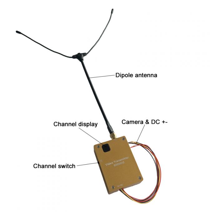 500Mhz 4W FPV VTX Wireless Video Transmitter And Receiver For Drone 12 ...