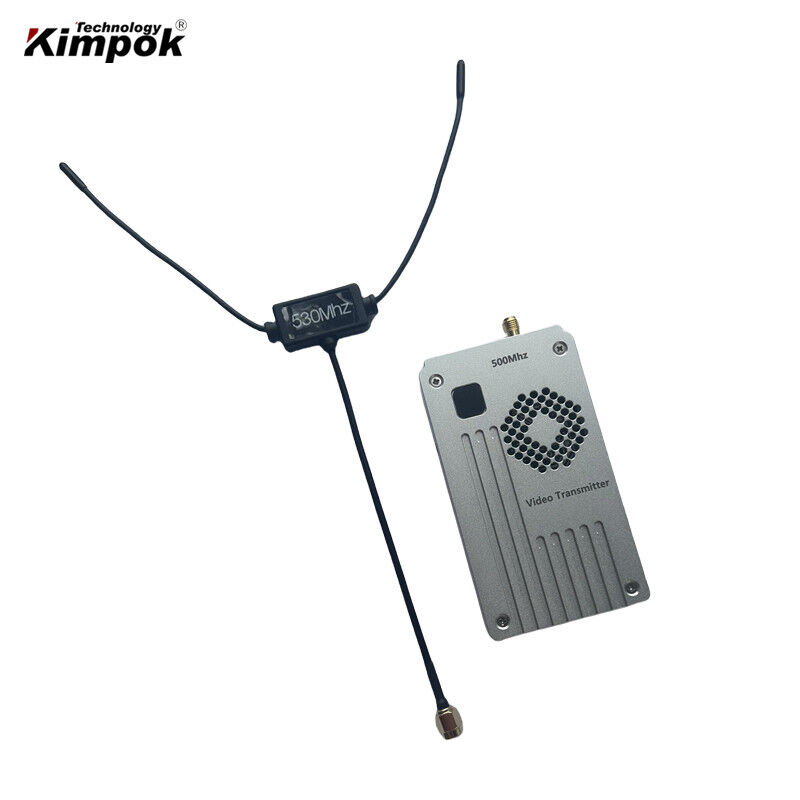 Kimpok 500Mhz-600Mhz 5 Watt FPV VTX 60km Video Transmitter and Receiver ...