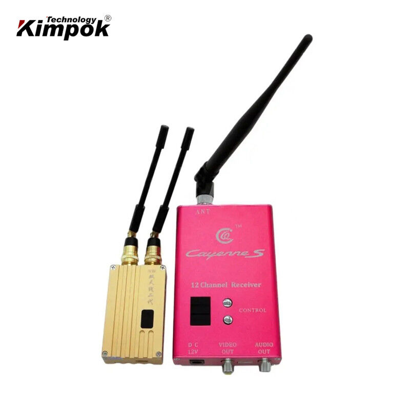 High Power 8W 1.2Ghz 6 Channel Drones Video Transmitter and Receiver ...