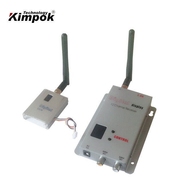 2.4Ghz 8km FPV/UAV Wireless Video Transmitter 400mW Real-time Analog AV ...