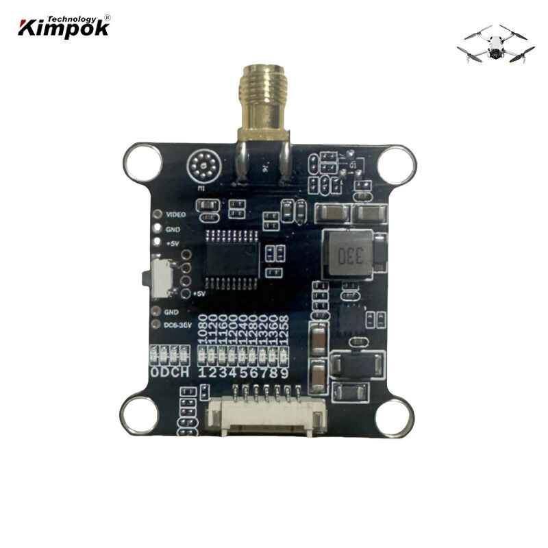 1.2G FPV VTX 1.2Ghz 1.6W Wireless Video Transmitter Module for Drone Digital Transmission