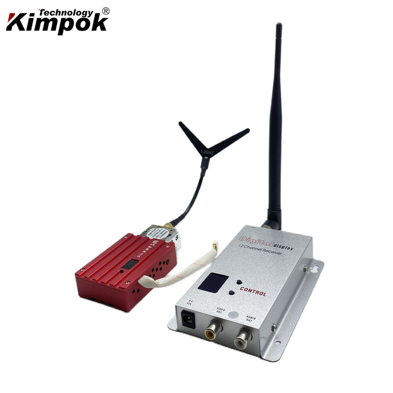 1.2Ghz 8W Wireless Video Transmitter and Receiver FPV VTX VRX for Drone ...