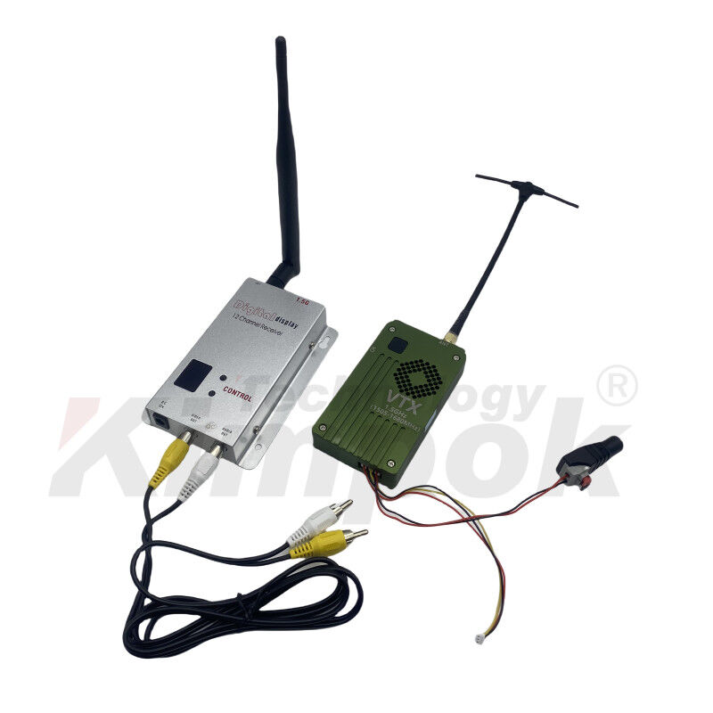 1.5Ghz 8W Video Transmitter Receiver 1.5G VRX for RC FPV Racing Drone ...