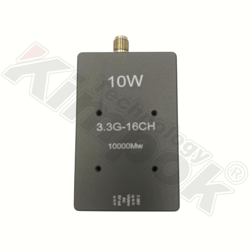 10W High Power 3.3G VTX UAV Video Transmitter 3.3Ghz FPV VTX Support ...