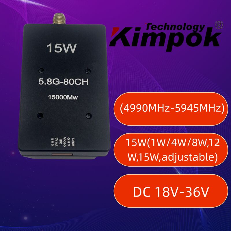 15W FPV VTX with 18V-36V Input and 80 Channels