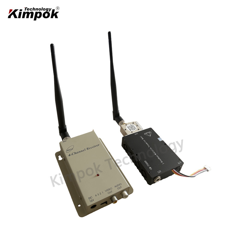 1.2G 5W FPV VTX Wireless Video Transmitter And Receiver 4CH FPV Systems