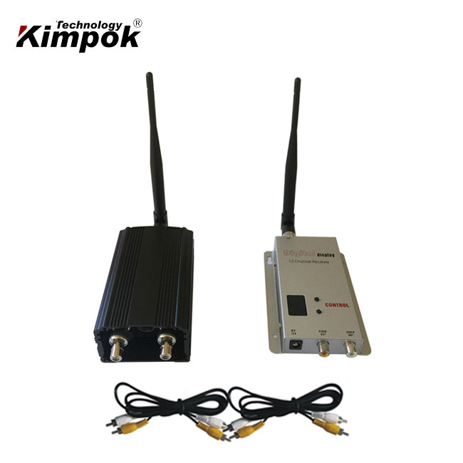 DC 12V Audio Transmission 5W 1.2Ghz Analog AV Transmitter for NLOS FM ...