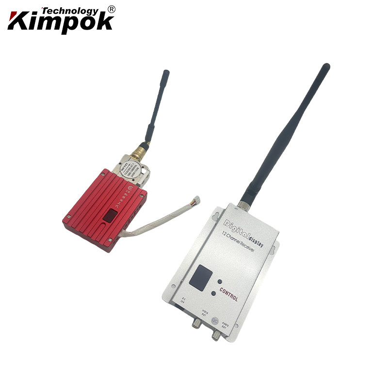 1.2Ghz 8W Digital Transmission Wireless Video Transmitter Receiver 1.2G ...