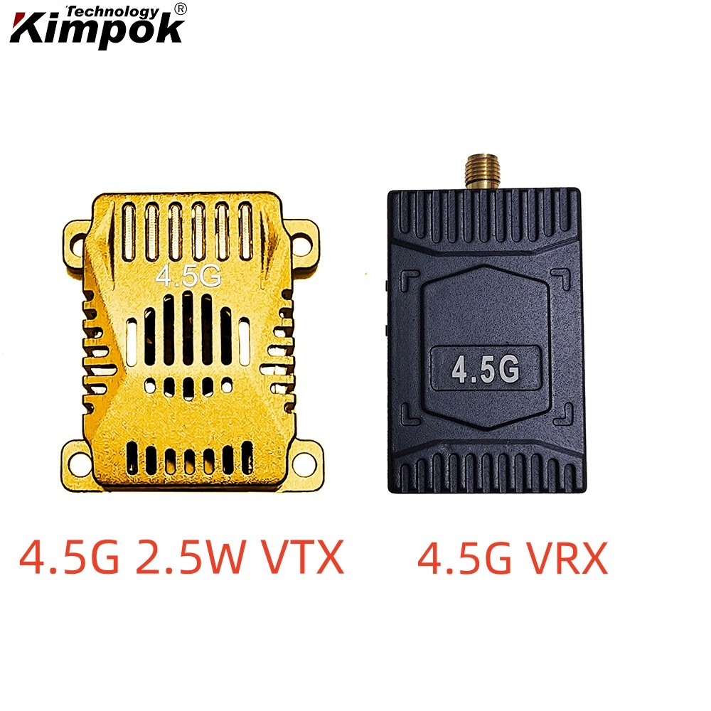 4.5Ghz 20km FPV VTX VRX 2.5W Drone Video Transmitter Receiver Long Range