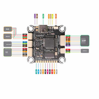 F405 80A Flight Controller Stack with STM32F405 MCU